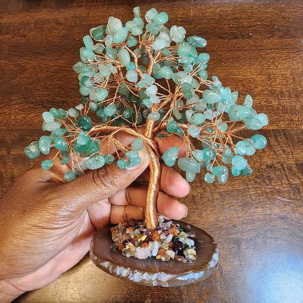Green Aventurine Copper Wire Money Tree – Soulful Mystic